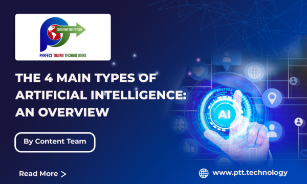 THE 4 MAIN TYPES OF ARTIFICIAL INTELLIGENCE: AN OVERVIEW – Perfect Timing Technologies (PTT)